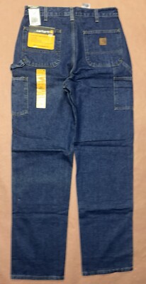 Vintage Carhartt Double Front Denim Logger Dungaree, Deadstock NWT Size ...