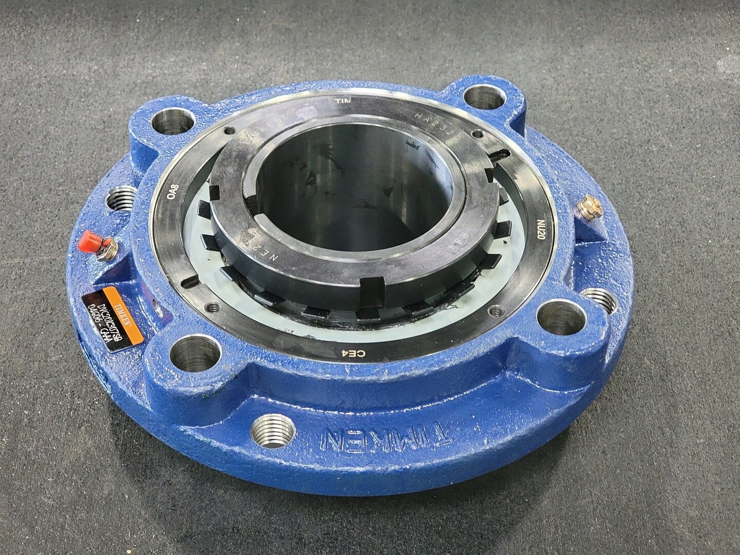 TIMKEN 4- Bolt Round Flange Block Bearing No. DVC20K307SB, 3-7/16" Bore ...