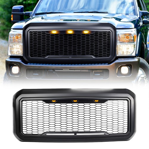 Front Raptor Style Grille Mesh Grill For 11-16 Ford F250 F350 F450 ...