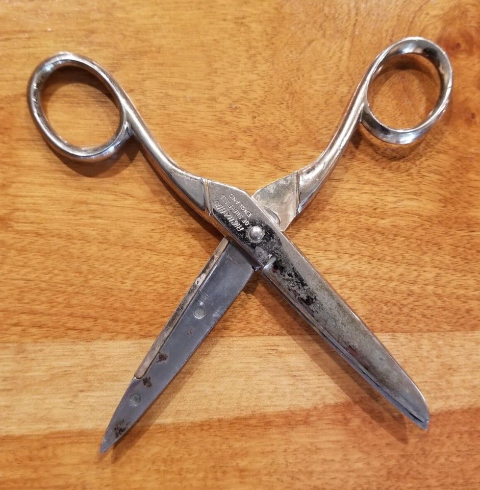 Vintage Radiant Golden Age Rustless Scissors by Richards of Sheffield ...