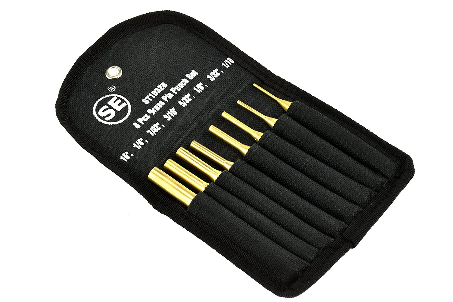 8pc Gunsmith Brass Roll Drift Pin Punch Set 1/16" - 5/16" Gun Cleaning ...