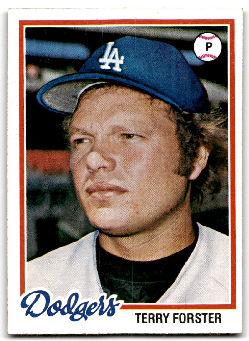 1978 Topps Terry Forster Los Angeles Dodgers #347 | eBay