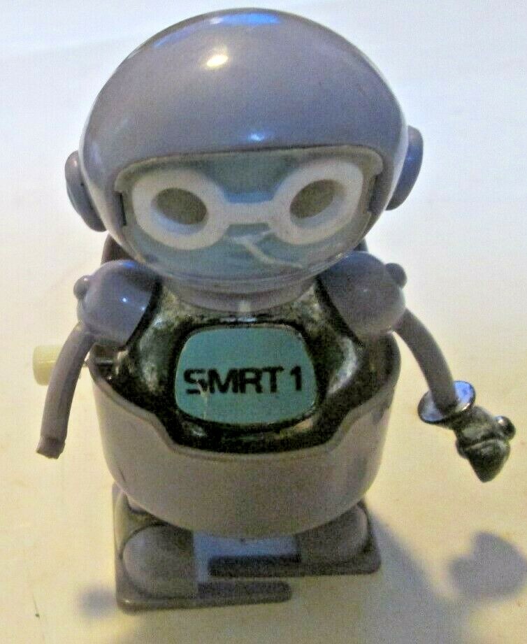 RARE Vintage Epcot Center Robot SMRT 1 Windup Wind-up Toy 3.5" 1982 ...