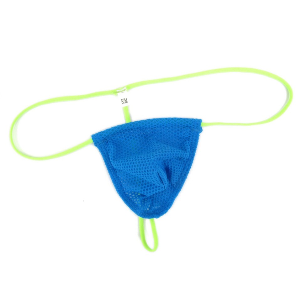 K345 D Sexy Adjustable Mini Pouch string waist Posing Thong Pouch ...