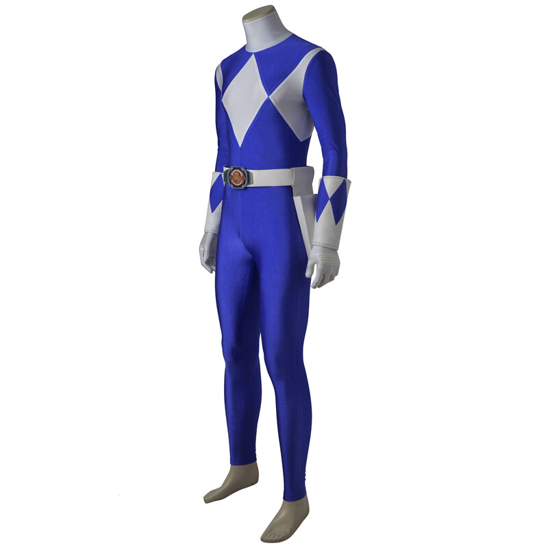 Dino Rangers Uniform Blue Ranger Cosplay Costume Zyuranger Outfit Boots ...