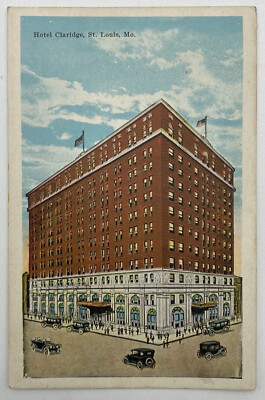 Postcard MO Hotel Claridge St Louis Missouri Unused Unposted | eBay