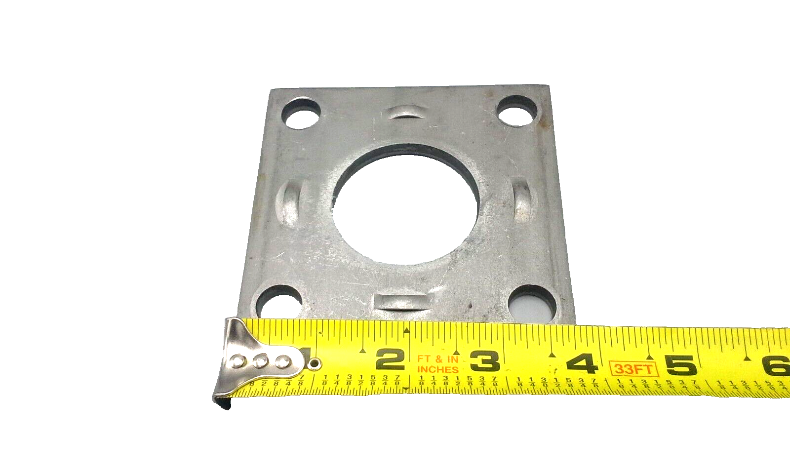 TWO 3500# Axle Trailer Brake Backing Plate Mount Flanges fits 1.75 ...