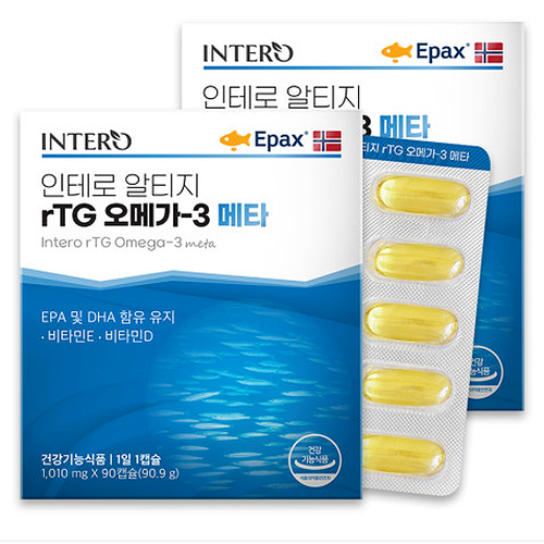INTERO rTG Omega 3 anchovy Balance EPA & DHA 1,201mg x 90capsules 2 ...