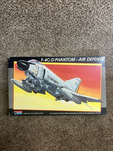 Monogram F-4C/D Phantom - Air Defense Model Kit #5821 Scale 1/48 Open ...