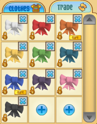 Animal Jam Classic AJ AJC Jamaaliday Bow Clothing 10-Item Bundle (Read ...