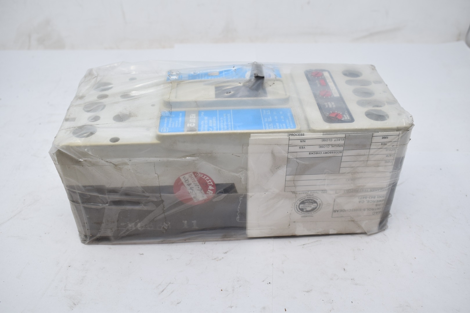 Recertified Eaton Cutler Hammer JD3250F Breaker Molded Case, 250A, 3P ...