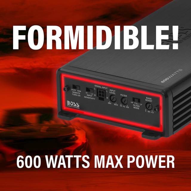 Boss Audio Systems Elite Be600.2d 2 Channel Class D Car Amplifier for ...