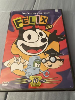 Felix the Cat (DVD, 2001) Collector Edition, 1958-1959, 10 Episodes ...