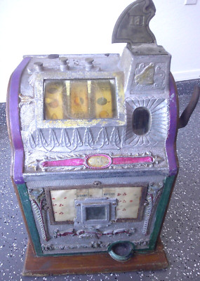 Rare Vintage 1920's /1930's Mills Novelty Slot Machine British Penny 1d ...