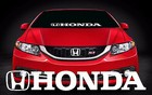 HONDA WINDOW DECALS STICKER COLOR WHITE 24''X5'' FREE SHIPPING | eBay
