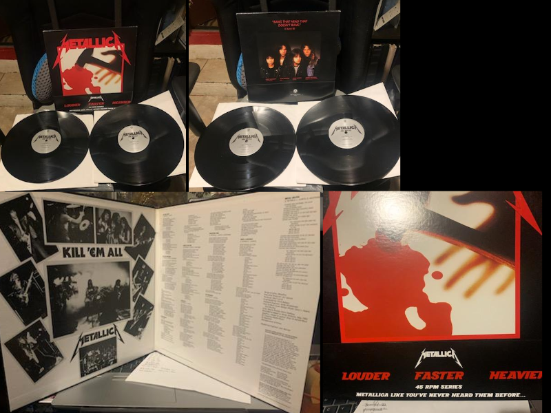METALLICA KILL EM ALL GATEFOLD 45 RPM X2 THRASH METAL SLAYER MEGADETH ...