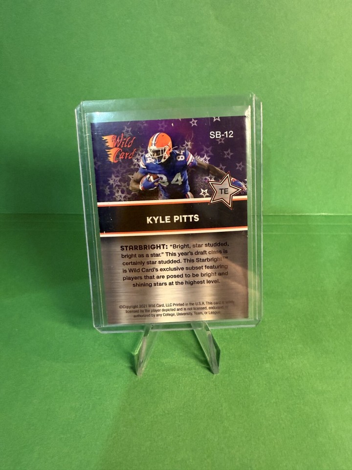 2021 Wild Card Alumination - Kyle Pitts Starbright SB-12 Holo-Lux /225 ...