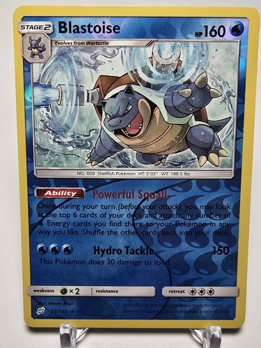 Pokémon TCG Sun And Moon Team Up, Blastoise 25/181 Reverse Holo Rare, Near Mint | eBay