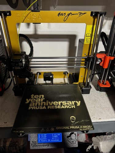 Original Prusa i3 MK3s+ 3D Printer Gold - Limited edition - Signed - No ...