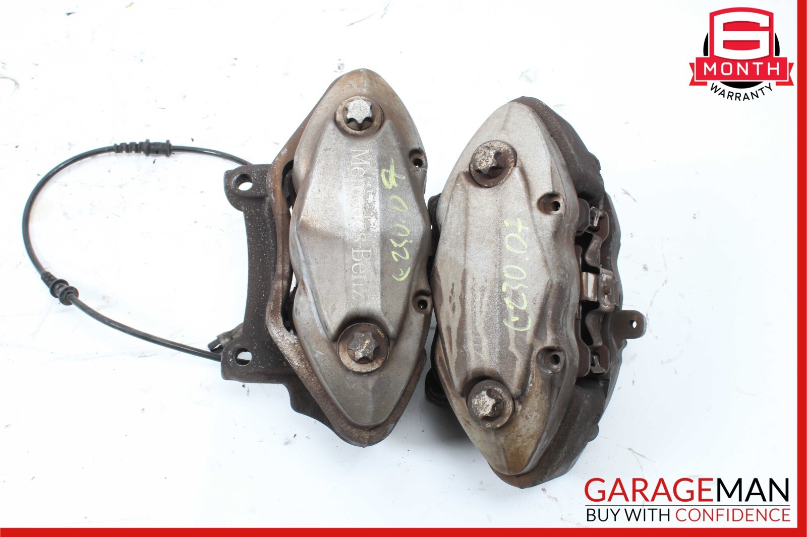 Mercedes C230 CLK500 SLK350 C55 AMG Front Right & Left Brembo Brake ...