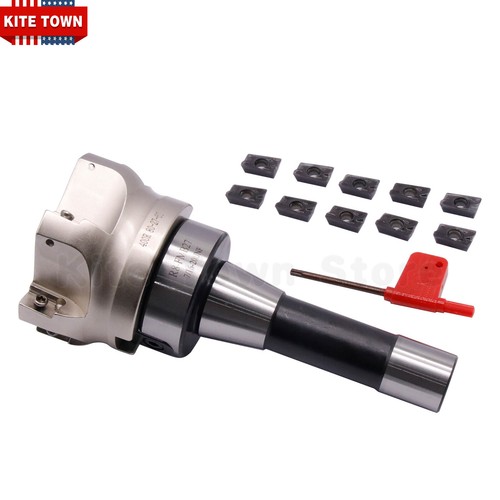 R8 FMB27 Arbor 400R-80-27-6T Face End Mill Shell Cutter + 10Pcs ...
