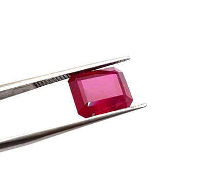 Natural Ruby Octagon Cut Loose Gemstone 10x12 MM 8 CT | eBay