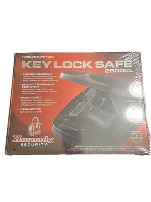 HORNADY Gun Safe Lock box Security KEY LOCK SAFE 2600KL. NEW SEALED ...