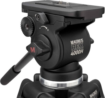 Genuine Magnus REX 4000H Heavy Duty Fluid Head with QR Plate for VT ...
