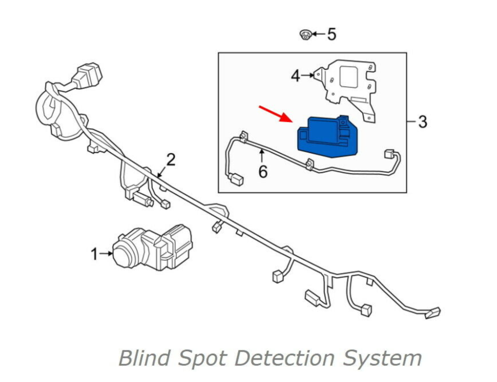 OEM 99140-R0000 UNIT ASSY-REAR CORNER RADAR,LH Left for Kia Carnival ...