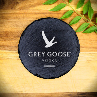 Grey Goose Vodka Slate Coaster Brand New Handcrafted Laser Engraved ...