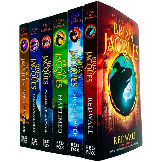 Redwall Series Books 1 - 6 Collection Set by Brian Jacques Mattimeo ...