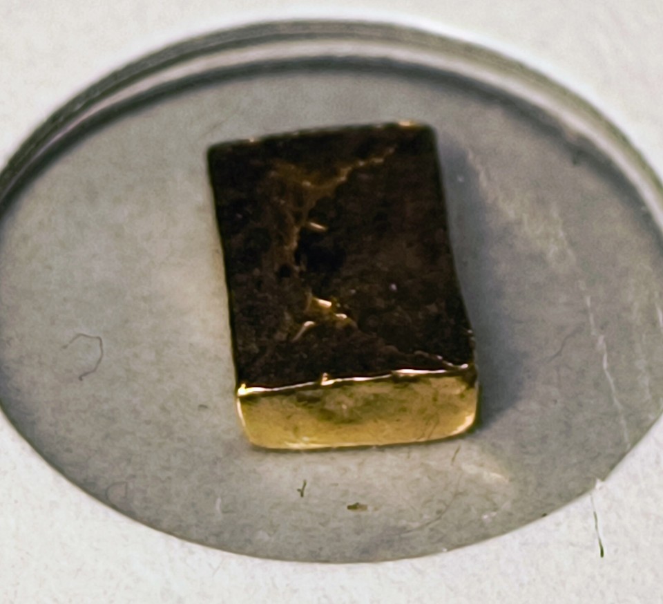 2 Gram Solid 24ct Gold Bar 999.9 Pure Fine Bullion AU Poured Nugget ...