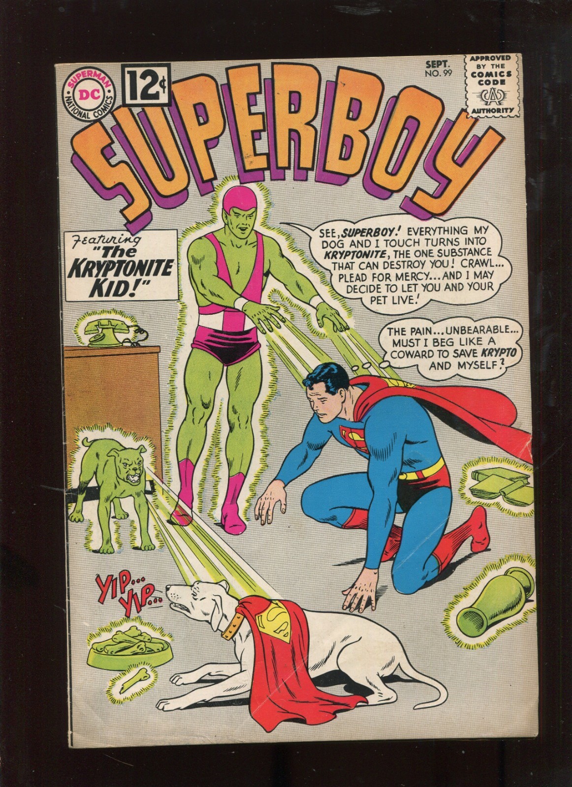 SUPERBOY #99 (7.5) THE KRYPTONITE KID | eBay