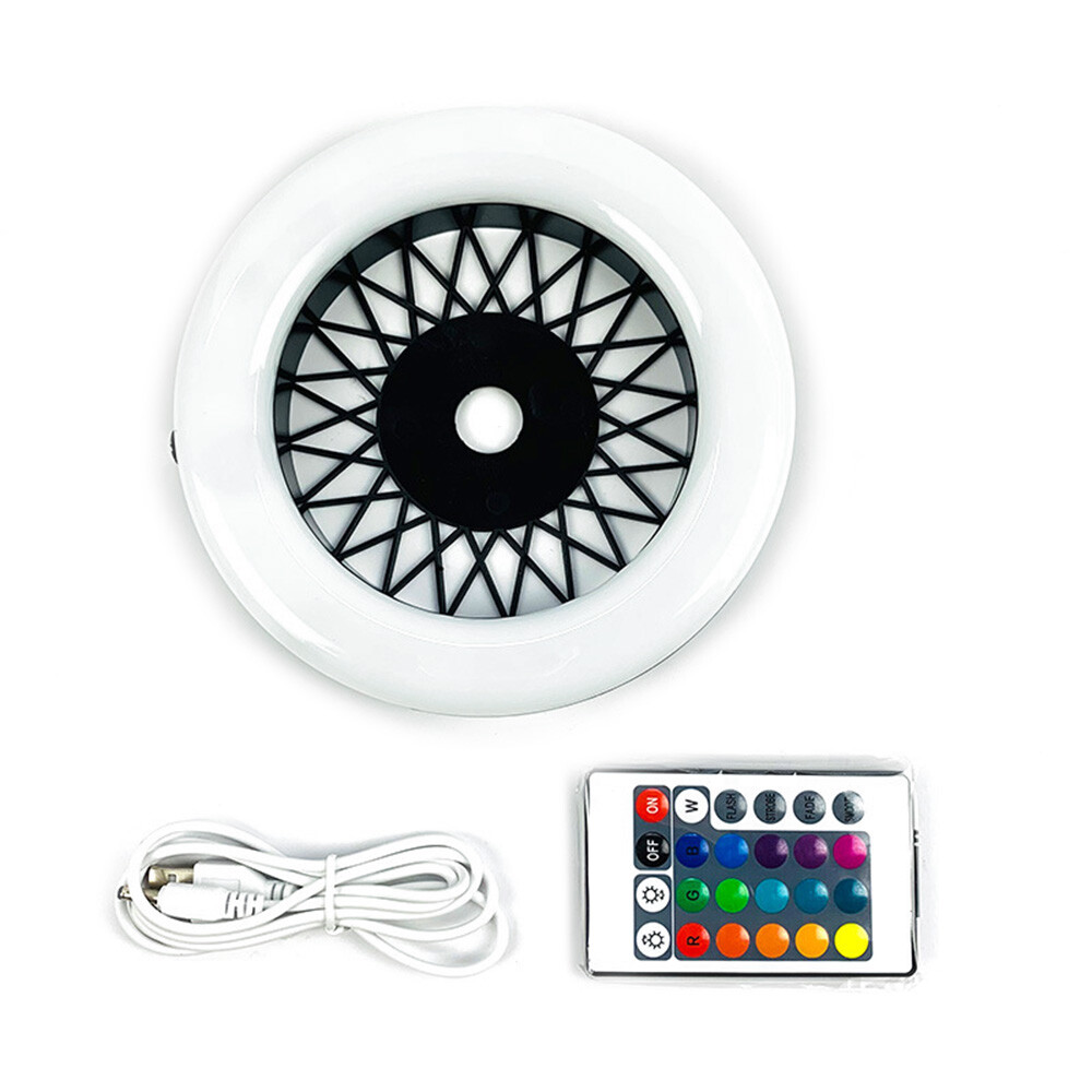 LED Hookah Ring Lamp Magnet Adsorption with Remote Control RGB Hookah ...