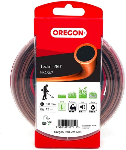 OREGON TECHNI 280 HEAVY DUTY BRSHCUTTER STRIMMER LINE 3mm x 15metres ...