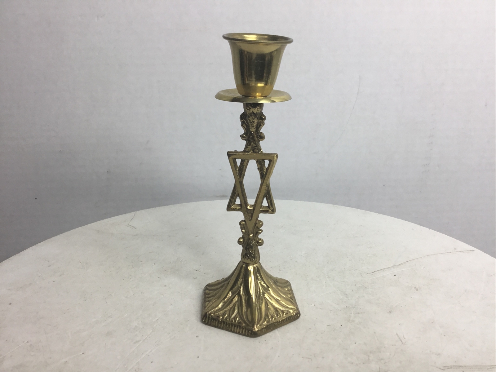 Wainberg Star of David Brass Candlestick Holder 5” Made In Israel | eBay
