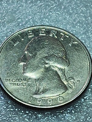 1990 D Washington quarter error Coin-DDO/EAR/RPM | eBay