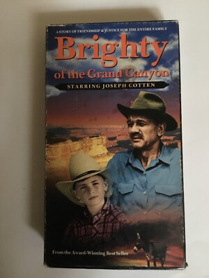 Brighty of the Grand Canyon Starring Joseph Cotten RARE (VHS, 1988 ...