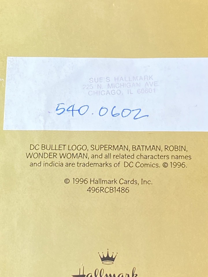 Hallmark Superman 1940 Golden Age Man Steel 10" Statue DC Figure w box ...