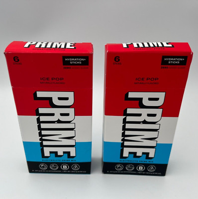 PRIME ICE POP HYDRATION STICKS (set of 2 boxes; 12 sticks total) | eBay