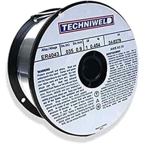 TECHNIWELD ER4043 ALUMINUM MIG Welding Wire .035 - 0.9 mm X 1 LB 5pack ...