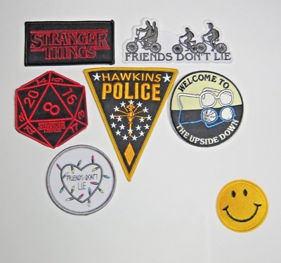 Stranger Things TV Series Embroidered Set of 6 PATCHES THESE ARE ...