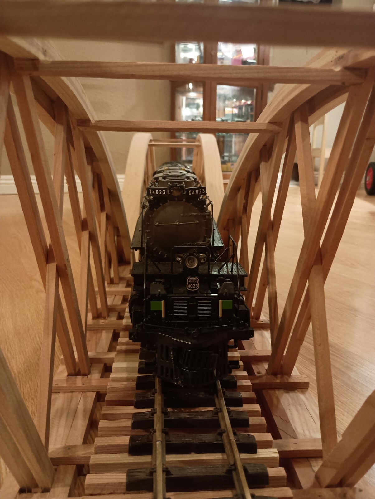 G Scale Double Arch Bridge 96"! Model Train Garden Trestle Use With USA ...