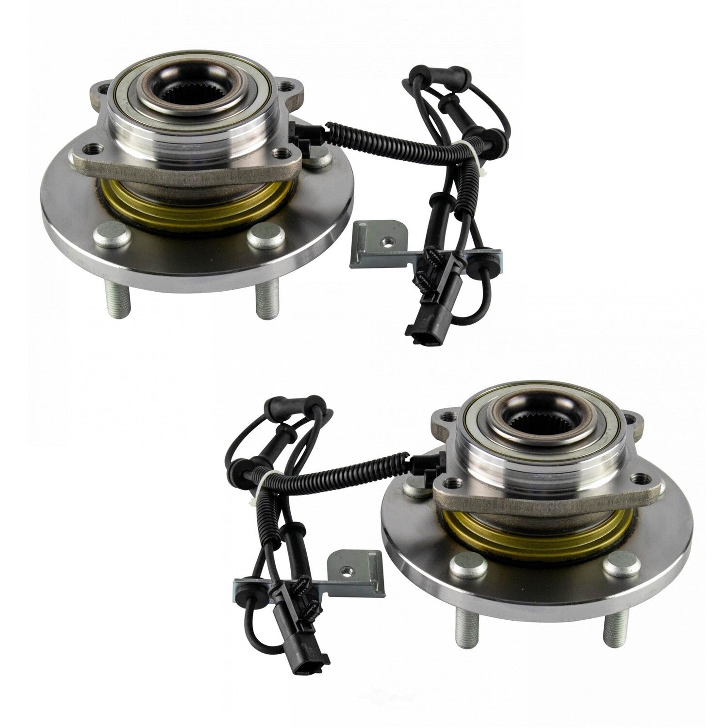 Wheel Bearing Assembly Kit-2 Piece Wheel Bearing and Hub Assembly Set ...