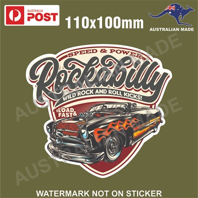 ROCKABILLY HOT ROD STICKER VINTAG OLD SCHOOL | eBay Australia