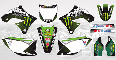 5106 MX GRAPHICS DECALS STICKERS FOR KAWASAKI KX250F 2009-2012 KX450F ...