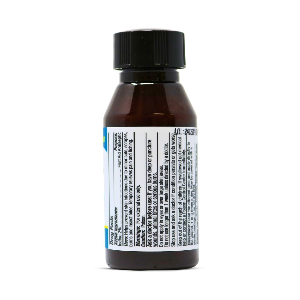 Arymar YODO Blanco Iodine 1 FL OZ - No-Stain Antiseptic for Cuts, Burns ...