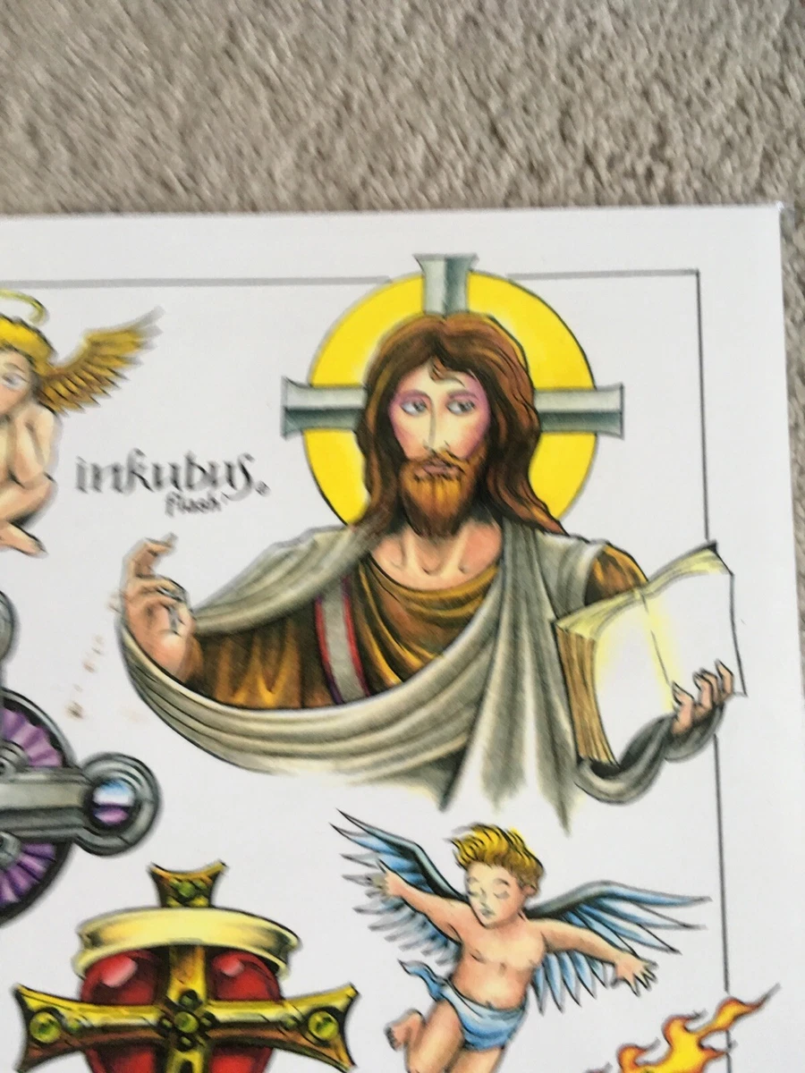 Jesus Tattoo Flash