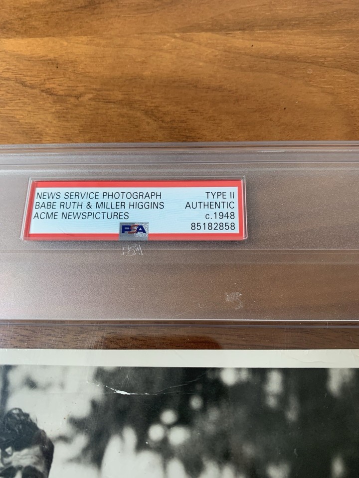 Babe Ruth Miller Huggins Type Photo PSA 1927 New York Yankees | eBay