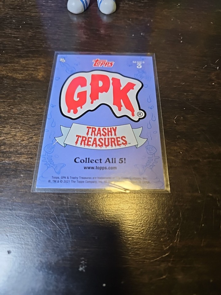 Garbage Pail Kids Trashy Treasures Bony Tony, Red Var. w/card Box ...